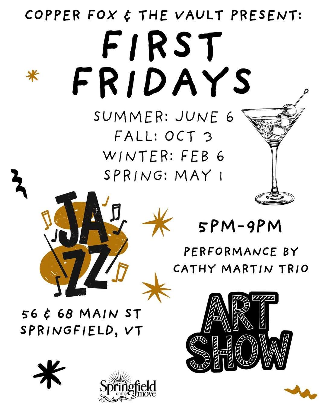 Springfield VT First Fridays | Downtown Events, Live Music & Local Shopping